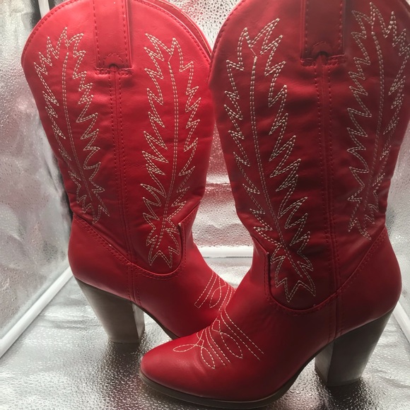 Amanda Lanbert | Shoes | Miranda By Miranda Lambert Red Boots Western ...